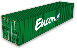 45ft High Cube Pallet Wide Containers - EUCON
